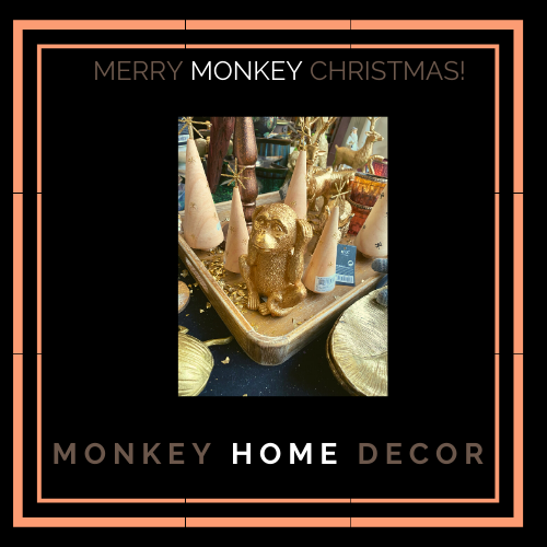 Merry Monkey Christmas! - Monkey Home Decor