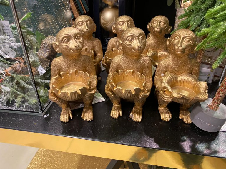 Monkey Candleholders - Monkey Home Decor